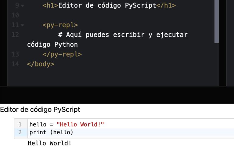 Pyscript Incrustar Scripts Python En Html Blog Html 8258