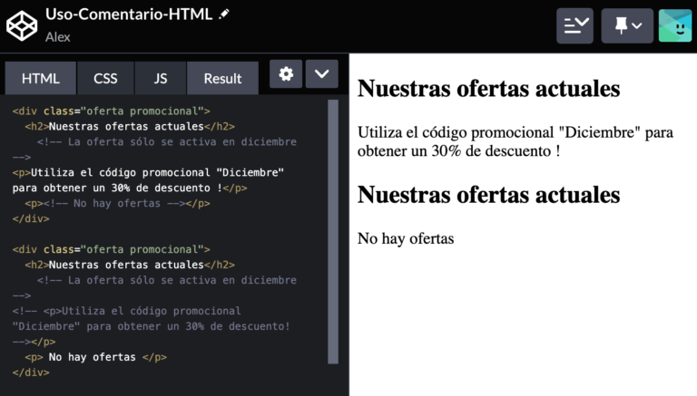 ¿Cómo Colocar un Comentario en Código HTML? Y Ejemplos