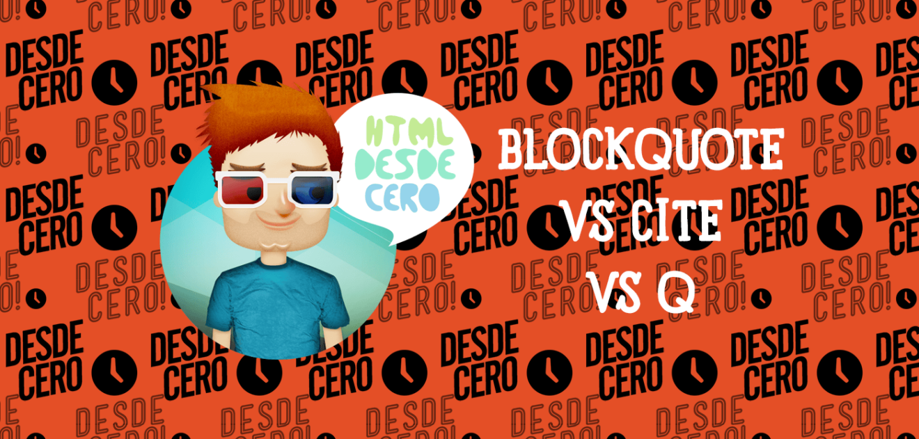 Diferencias Etiquetas de cita HTML: blockquote, cite y q