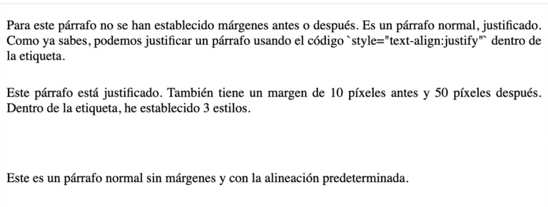 Formatea Párrafos HTML: Varias Formas » Blog HTML